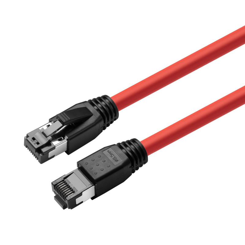 CABLE RJ45 CAT8.1 S/FTP LSZH 1M RED MCT MC-SFTP801R - ADS Technologie