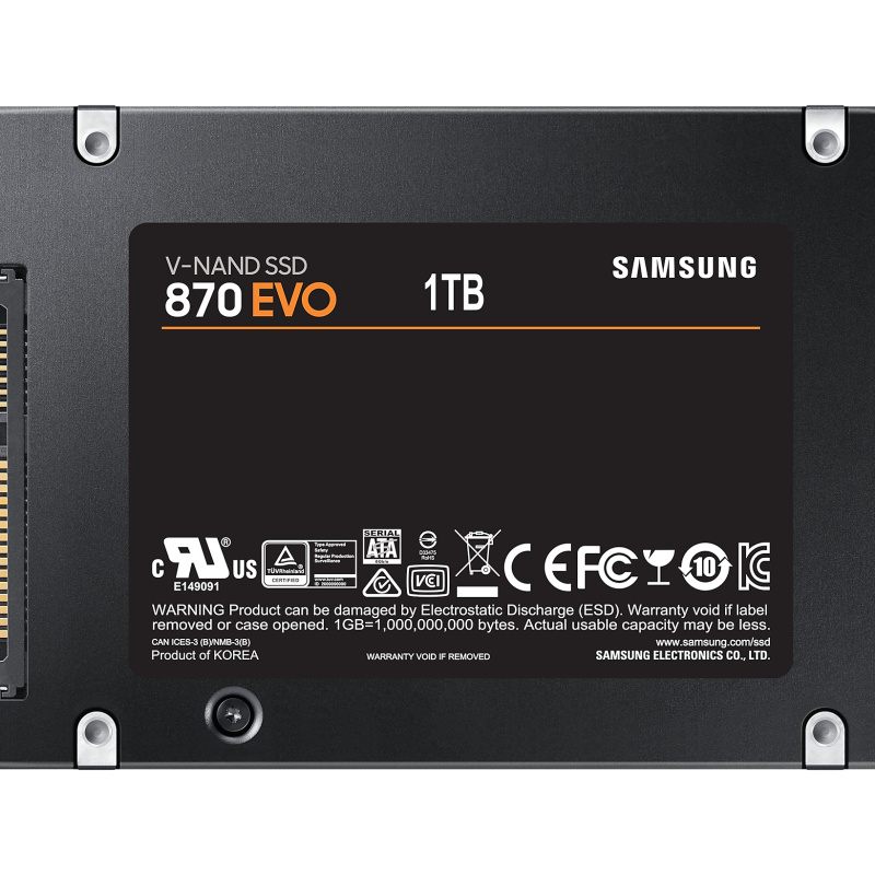 DD SSD SAMSUNG SATA6.0GBPS 2.5" 1TO S/870 EVO MZ-77E1T0B** - ADS ...