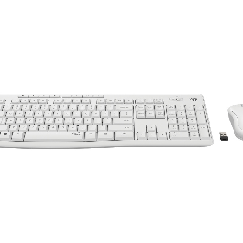 CLAVIER SOURIS LOGITECH MK295 BLANC - ADS Technologie