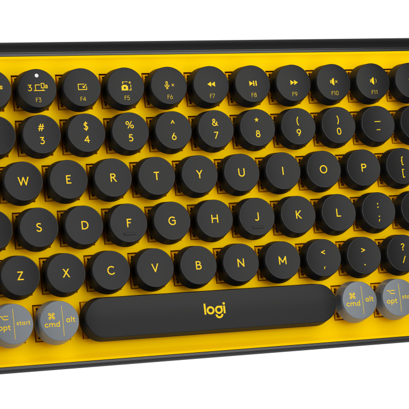 CLAVIER LOGITECH POP KEYS EMOJI BLUETOOTH NOIR GRIS - ADS Technologie
