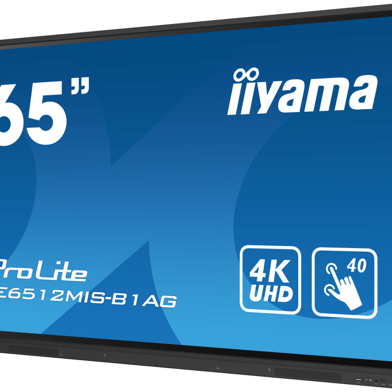 ECRAN IIYAMA 65" DIGITAL INTERACTIF TACTILE HYBRID 4K TE6512MIS-B1AG ...
